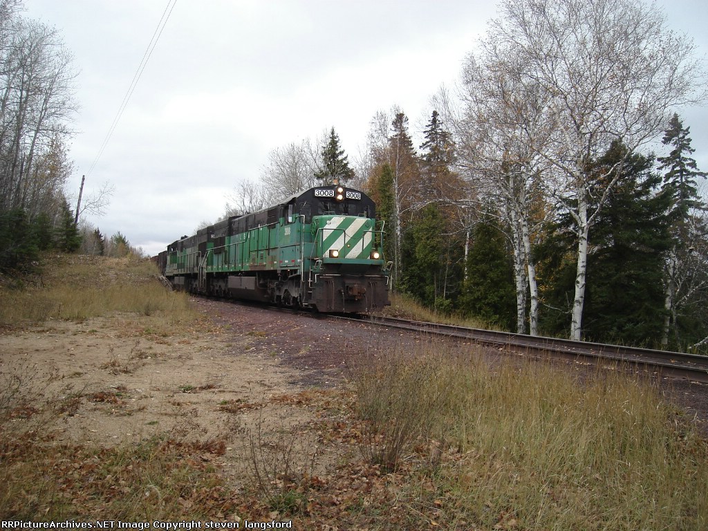 Here Comes A Loaded LS&I Ore Train